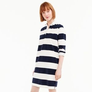J. Crew | Dresses | Nwt J Crew Womens 984 Striped Rugby Shirt Dress ...